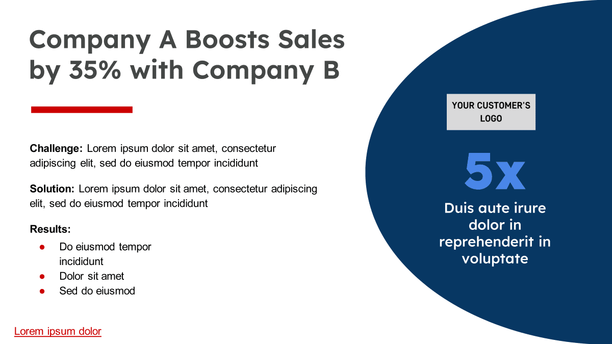 4 Case Study Slide Examples for SaaS Sales Enablement