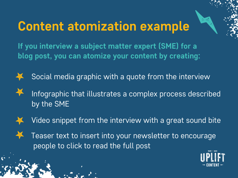 Content Atomization: Guide to Maximizing Your Content